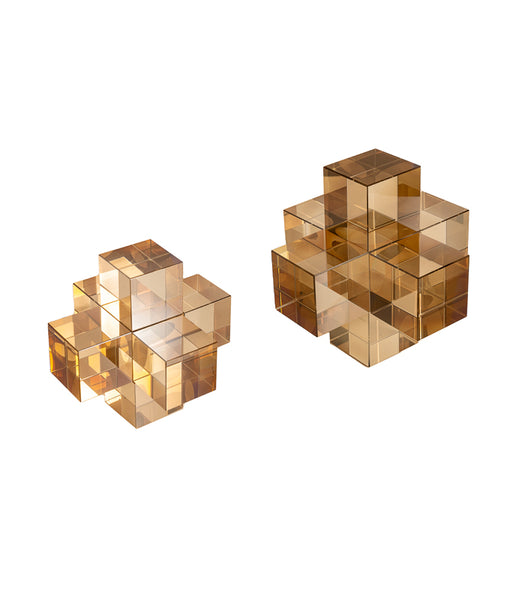 Geo Crystal Sculpture Set - Brown – htohshop