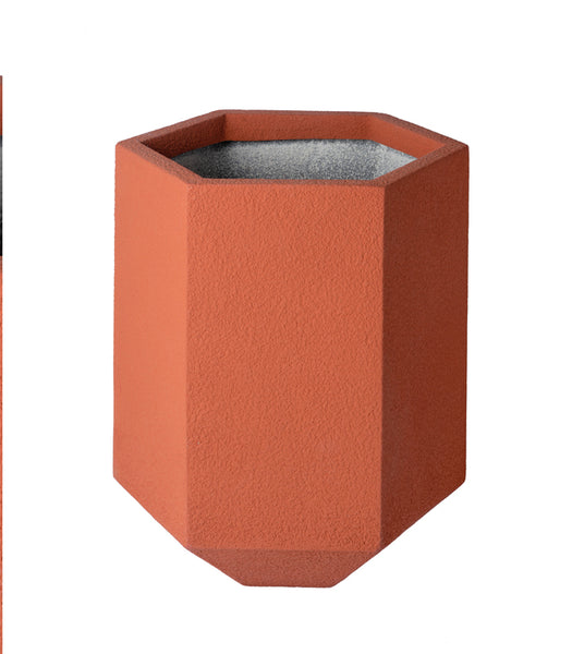 Hexa Rust 22 Planter – htohshop